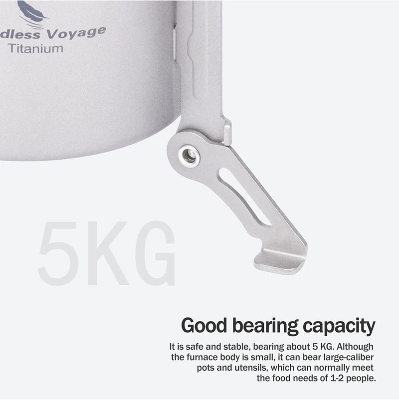 Boundless Voyage Titanium Alcohol Stove - Lightweight, 80ml Capacity, – AutoBane Manila